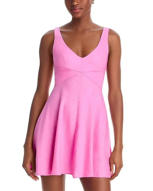 Staud Madison Mini Dress - Orchid