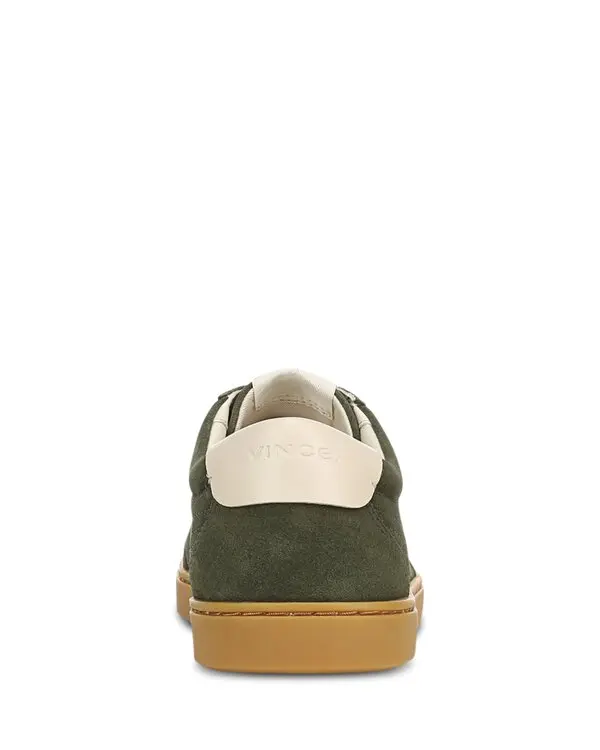 Vince Palm Suede Trainer Sneakers - Driver Grey