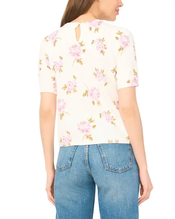 CECE DUPRAZ Floral Print Sweater
