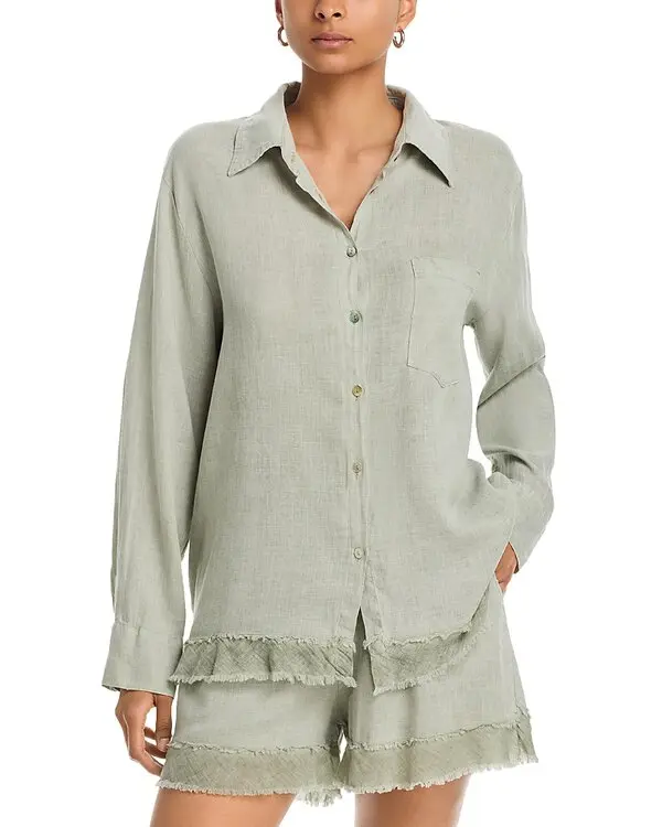 Vintage Havana Button-down Shirt - Sage