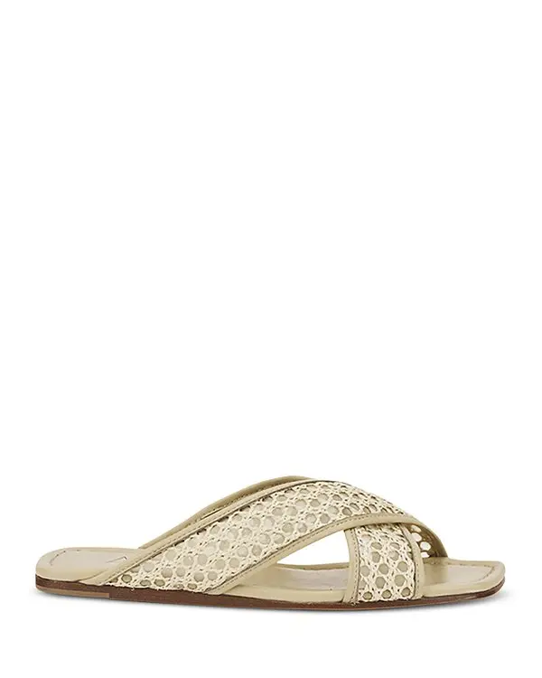 Agl Woven Slide Sandals - Straw-straw