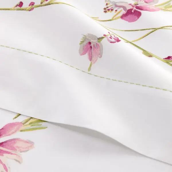 YVES DELORME Gaura Flat Sheet, King