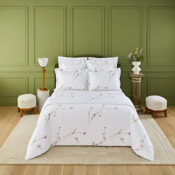 YVES DELORME Gaura Flat Sheet, King