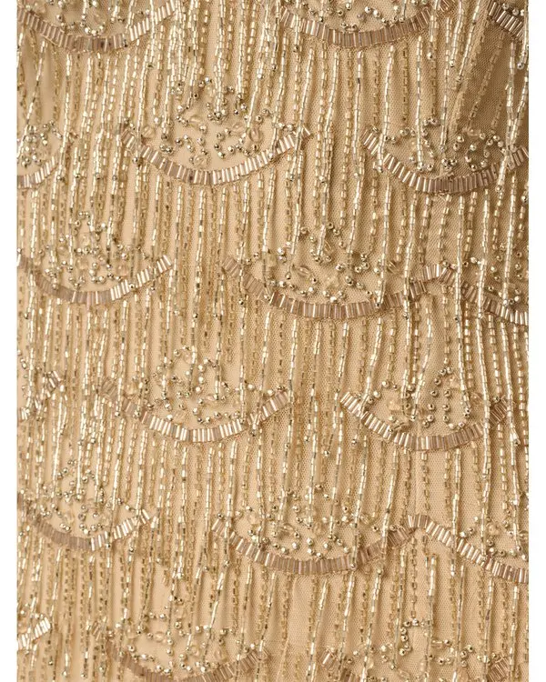 Adrianna Papell Beaded Strapless Mini Dress