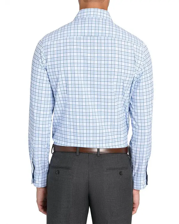 WRK Slim Fit Plaid Performance Dress Shirt