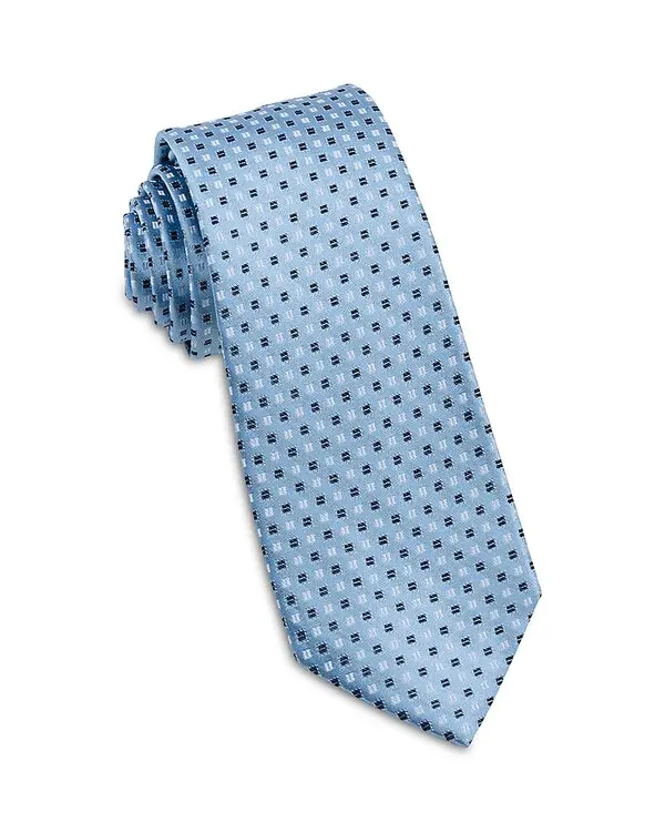 WRK Neat Silk Tie - Blue