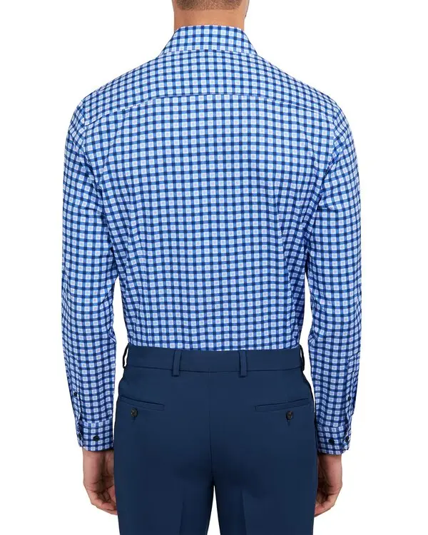 WRK Slim Fit Small Windowpane Performance Dress Shirt