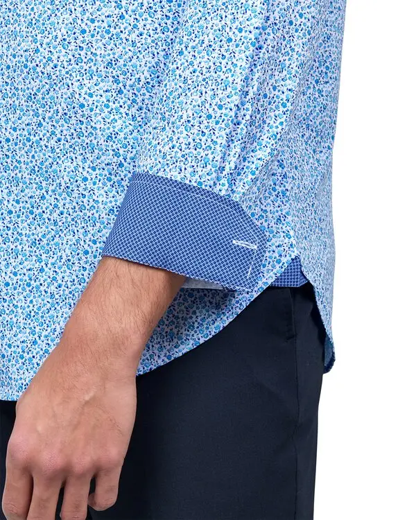 WRK Slim Fit Floral Performance Dress Shirt