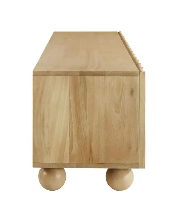 MODWAY Sorren Scalloped 71" Wood Tv Stand