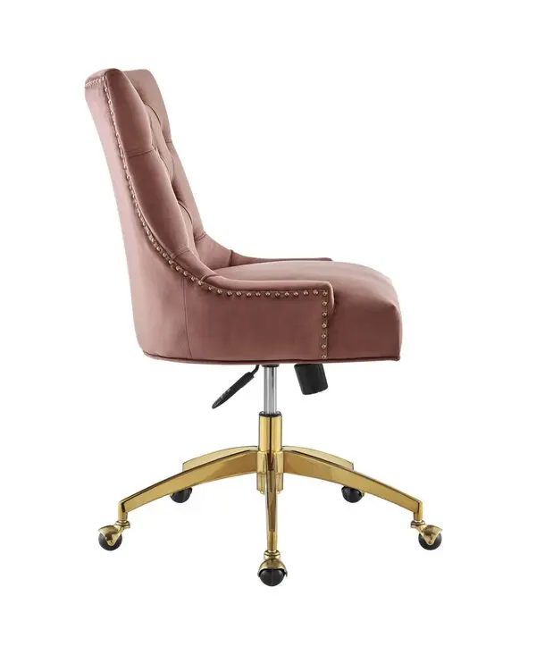 MODWAY Regent Tufted Performance Velvet Office Chair
