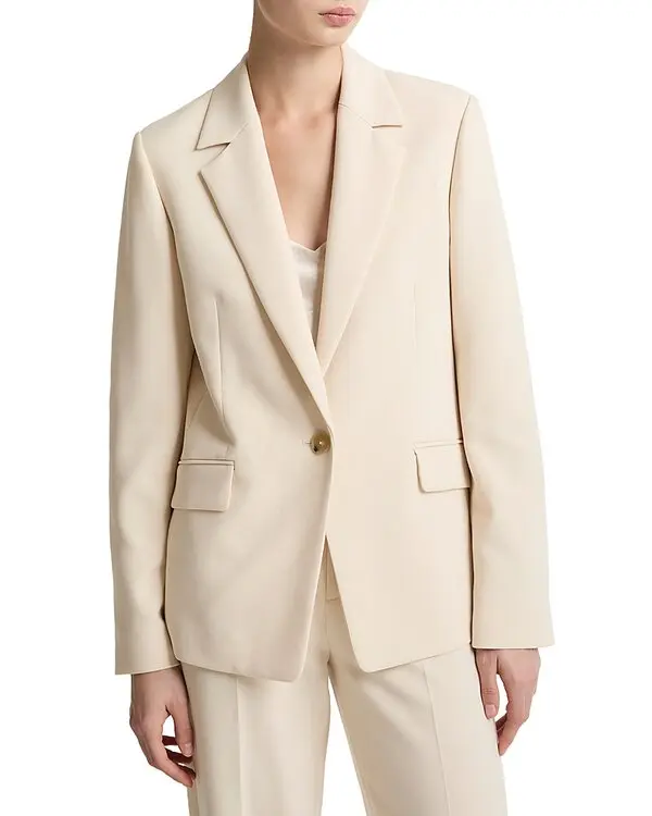 Vince Soft Sculpture Blazer - Ecru
