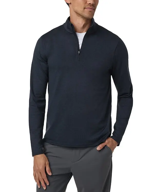 Vuori Ponto Half Zip Sweater - Ink Heather