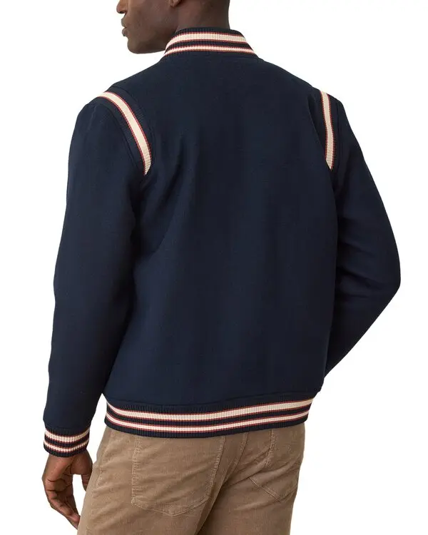 Marine Layer Fields Wool Blend Varsity Jacket