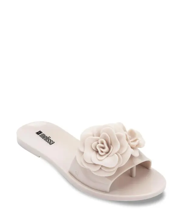 Melissa Babe Petals Slides - Beige
