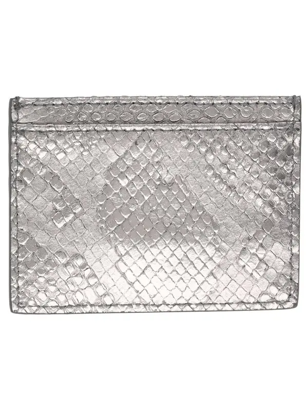 VIVIENNE WESTWOOD Flat" Card Holder - Silver