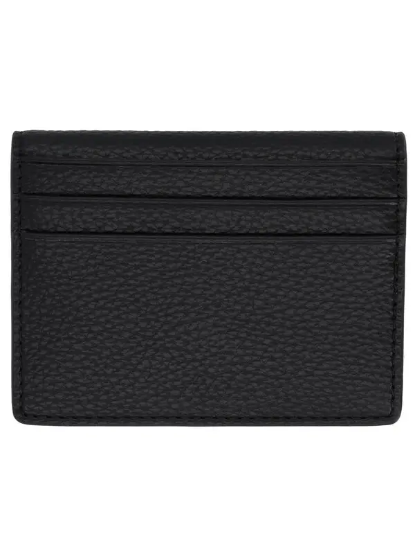 VIVIENNE WESTWOOD Card Holder With "orb" Detail - Black