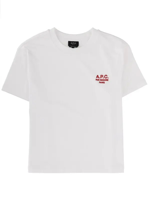 A.p.c. A. P.c. T-shirt With Logo - White
