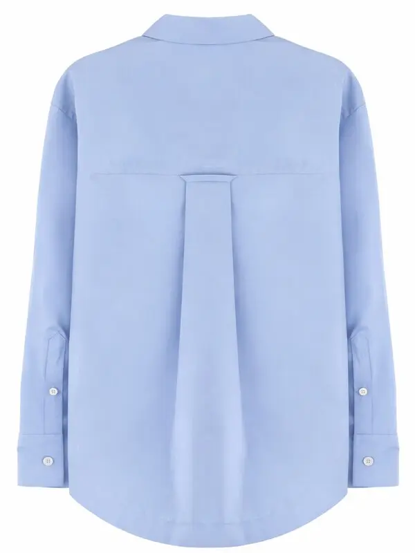 AMI Paris Cotton Shirt - Azure