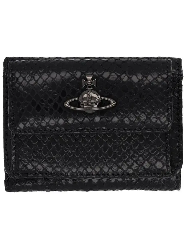 VIVIENNE WESTWOOD Wallet With "orb" Detail - Black