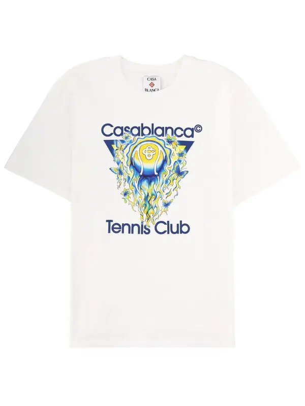 Casablanca T-shirt With Print - White