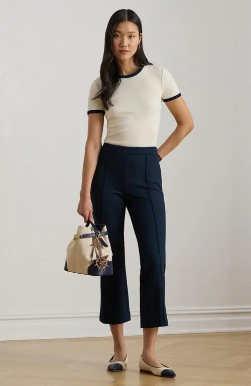 Ralph Lauren Flare Twill Ankle Pants