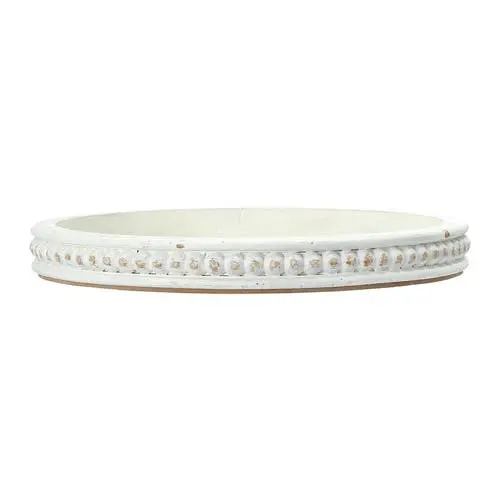 STORIED HOME Round Decorative Tray