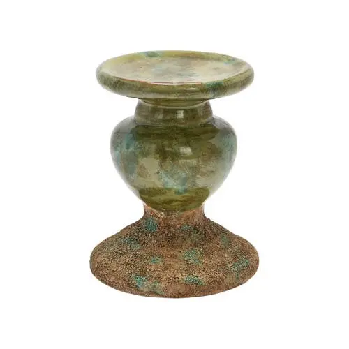 STORIED HOME Sculptural Pillar Candle Holder