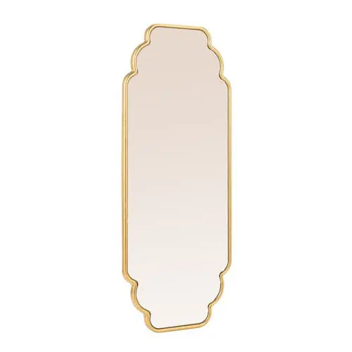 STORIED HOME Scalloped Wall Mirror