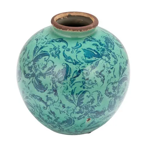 STORIED HOME Vase With Transferware