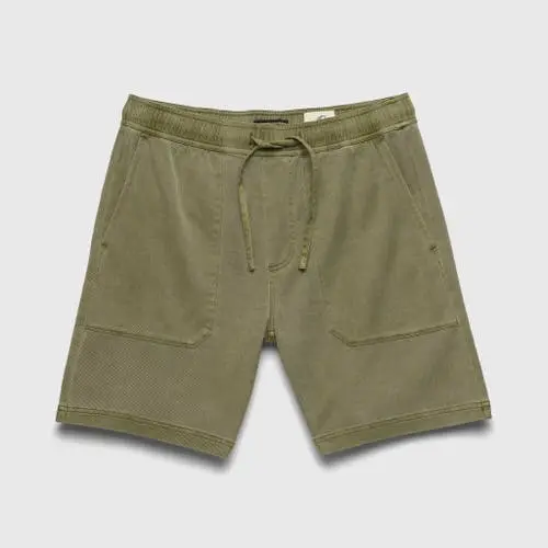 SURFSIDE SUPPLY CO. Tyler Washed Utility Short - Lichen Green