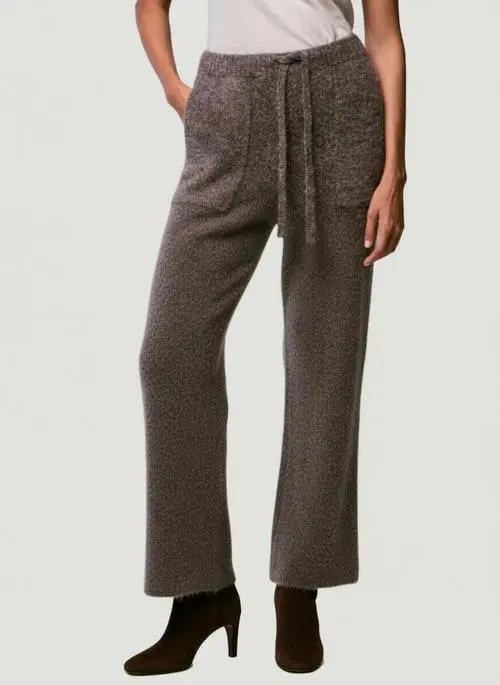 Majestic Filatures Ultra Soft Baby Alpaca Drawstring Pant - Bison
