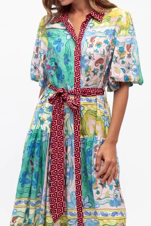 LABEL OF LOVE Garden Mosaic Maxi Dress