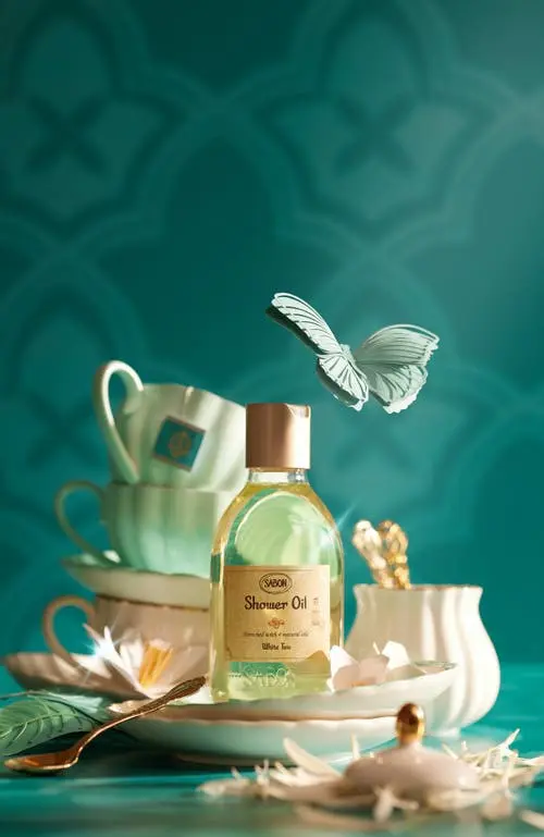 SABON Shower Oil White Tea - 500 Ml