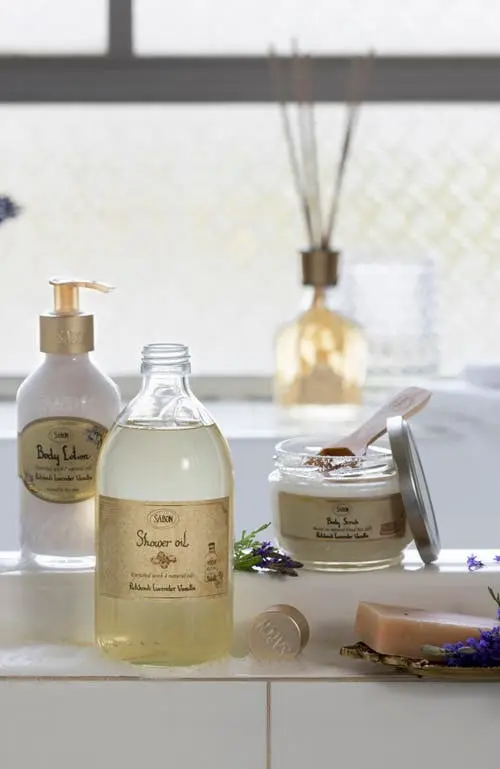 SABON Shower Oil Patchouli Lavender Vanilla - 500 Ml