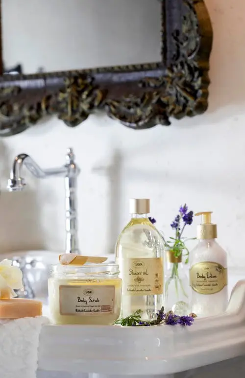 SABON Shower Oil Patchouli Lavender Vanilla - 500 Ml