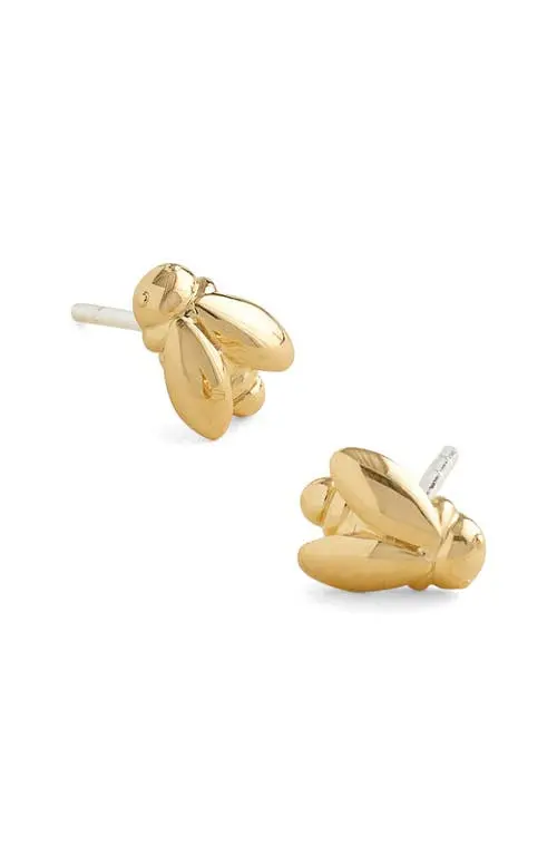 Madewell Demi-fine Bee Stud Earrings - 14k Gold