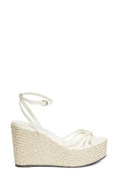 JIMMY CHOO Dree Platform Espadrille Sandal - Latte