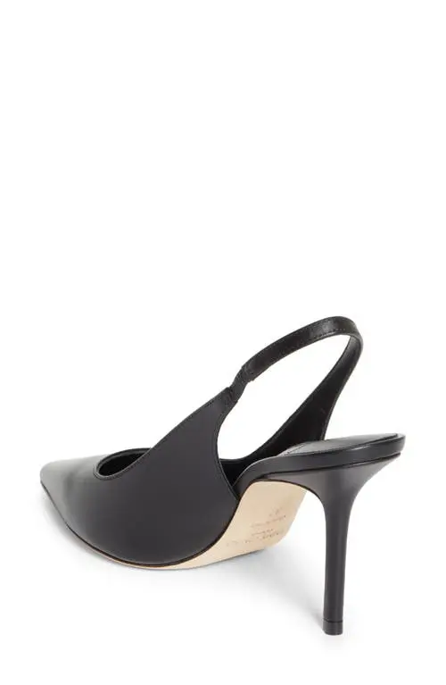 JIMMY CHOO Love Pointed Toe Slingback Pumps - Black