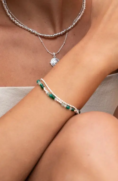 DOWER & HALL Evergreen Orissa Bracelet - Sterling Silver