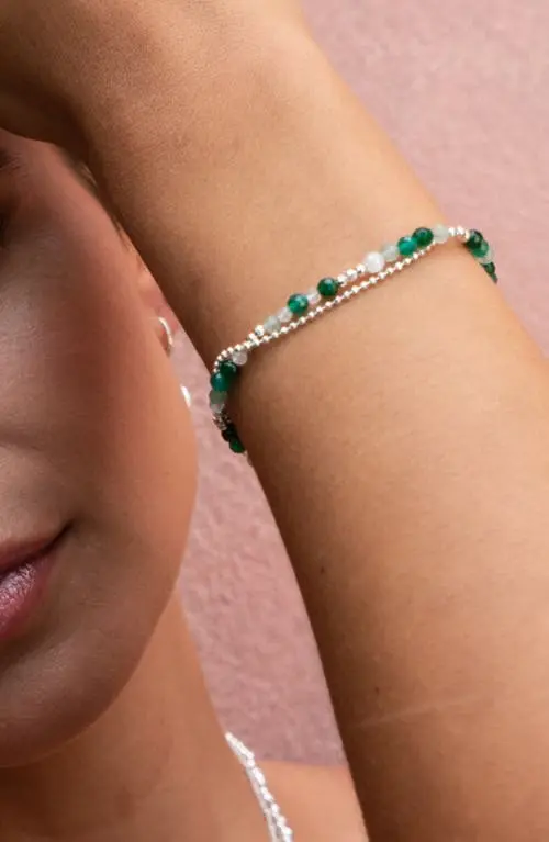 DOWER & HALL Evergreen Orissa Bracelet - Sterling Silver