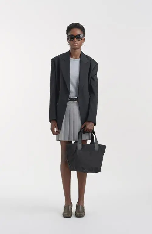 VEECOLLECTIVE Small Porter Essence Tote - Black Paper