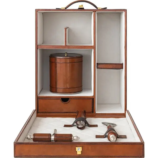 STORIED HOME Travel Bar Trunk