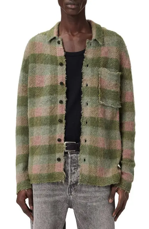 ALLSAINTS Adler Distressed Cardigan