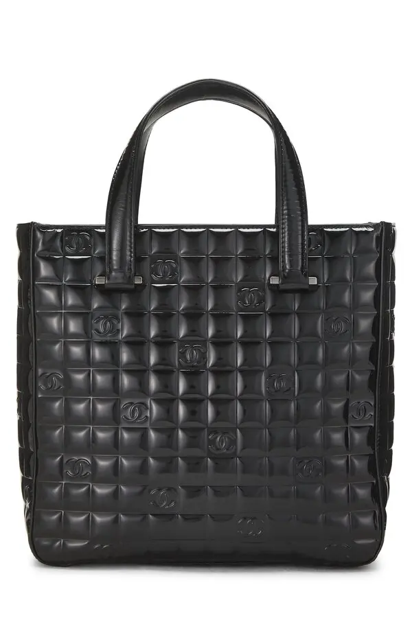 Chanel Quilted Chocolate Bar Tote