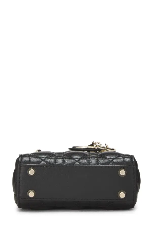 Dior Lambskin Lady Bag - Black
