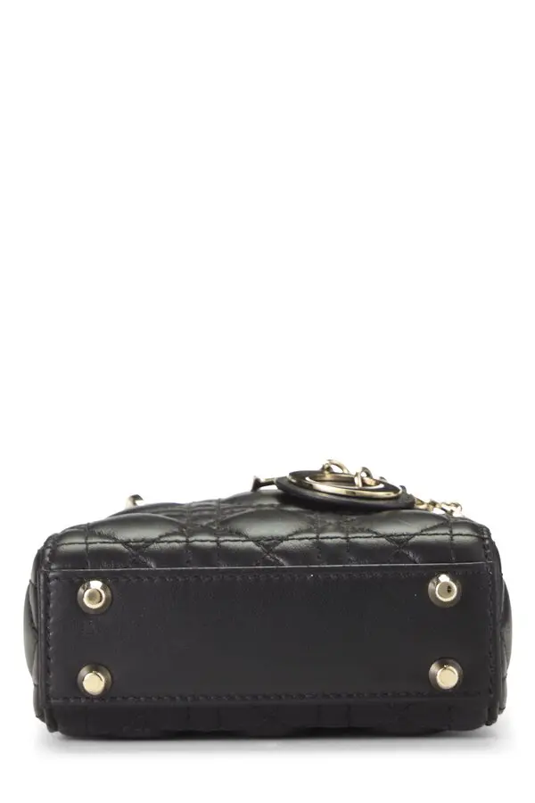 Dior Lambskin Lady Bag - Black