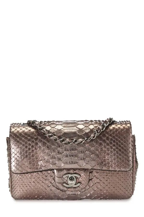 Chanel Python Rectangular Flap