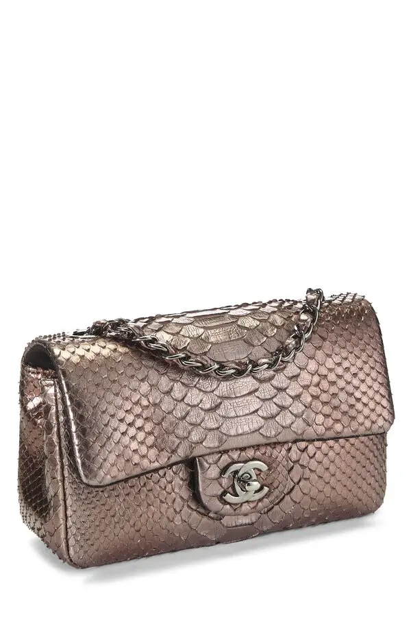 Chanel Python Rectangular Flap
