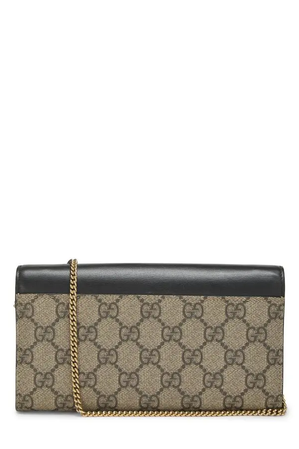 Gucci Original Gg Supreme Canvas Padlock Wallet On Chain