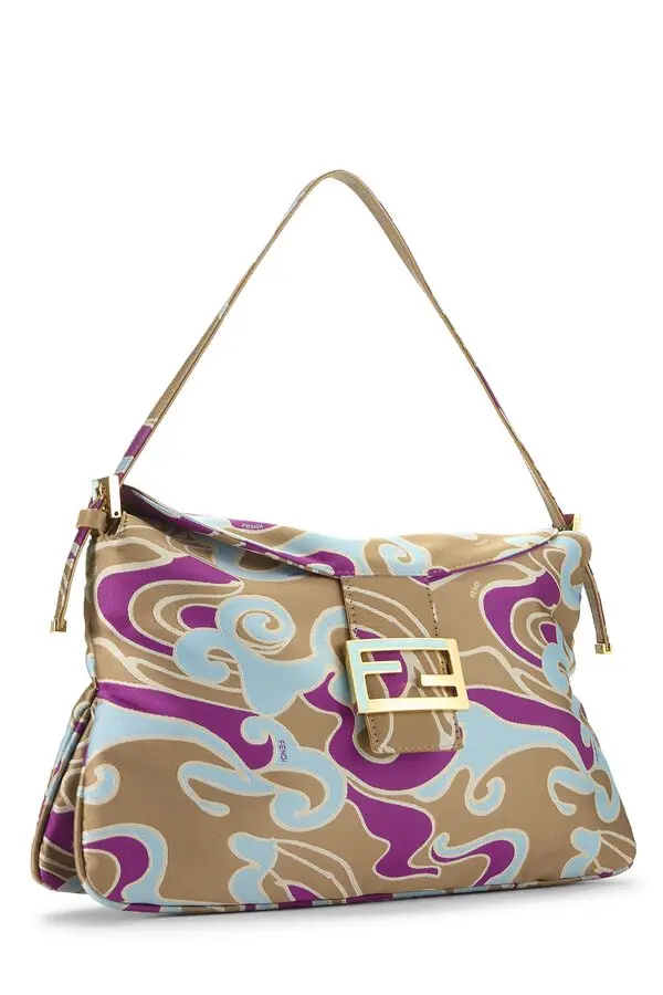 Fendi Multicolor Jacquard Shoulder Bag
